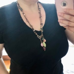 Nakamol | Jewelry | Nakamol Multi Color Semi Beaded Pendant Necklace ...